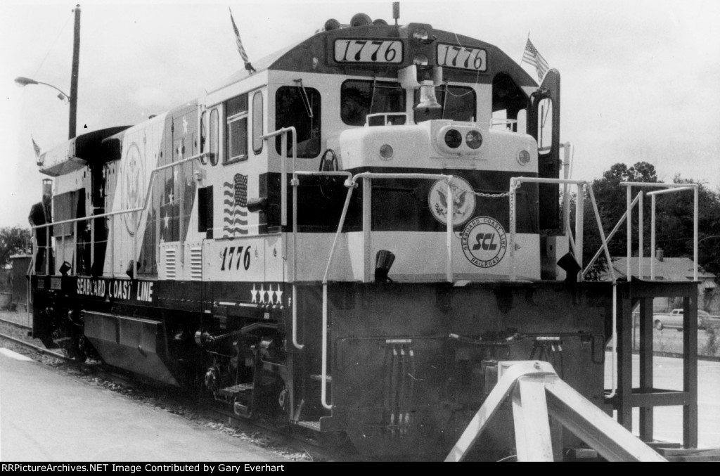 SCL GE U36B #1776 - Seaboard Coast Line